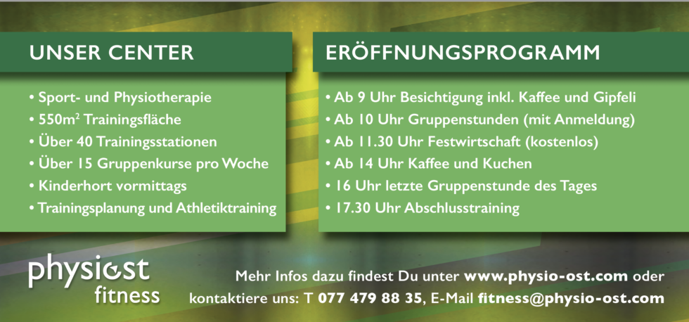 Anmelden - Physio Ost